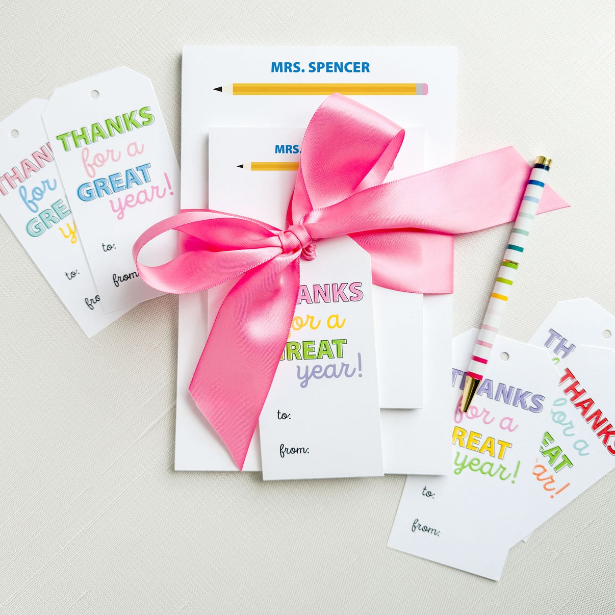 Teacher Thank You Gift Tags – Meredith Collie Paper & Design